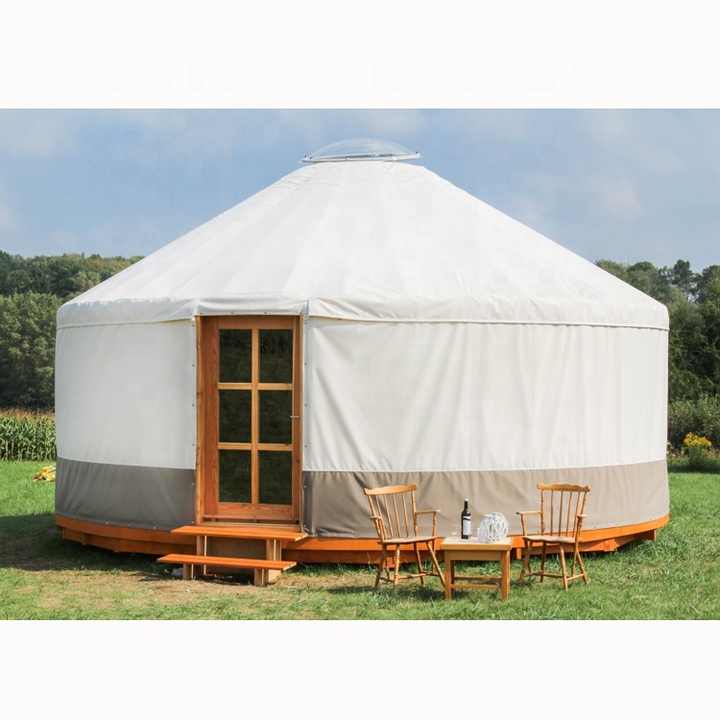 High-quality Circular Mongolian Tent - Yurt Luxury Camping