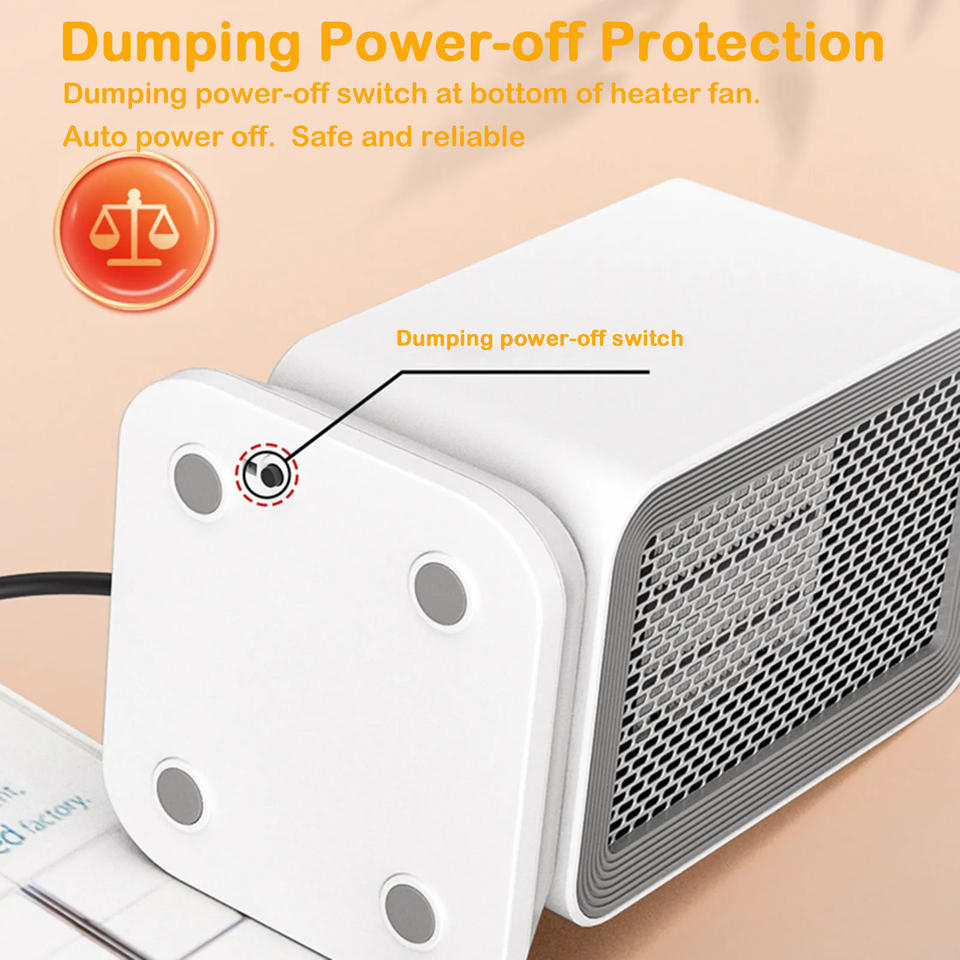 Smart Thermostat Electric Heater 1000W Cool Heating PTC Ceramic Heater ...