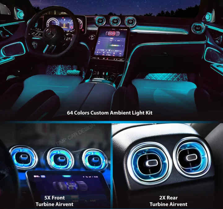 2022-2025 W206 C Class Ambient Light Kit OEM Factory Price Car Interior ...