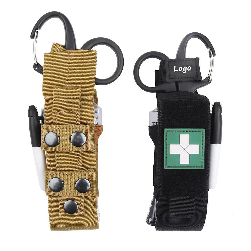 Yonoel Tactical TQ Trauma Kit Portable Molle Tourniquet Holder First ...