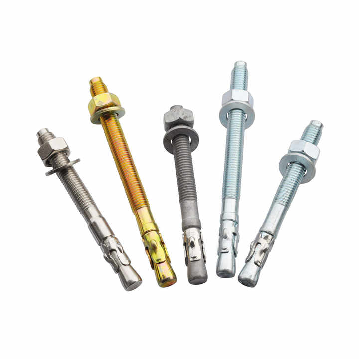 JUNCHUANG Wedge Anchors - Durable Carbon Steel Expansion Bolts