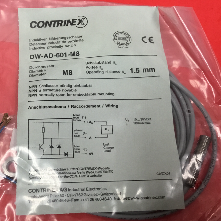 Contrinex Inductive Proximity Sensor DW-AD-713-M18| Alibaba.com