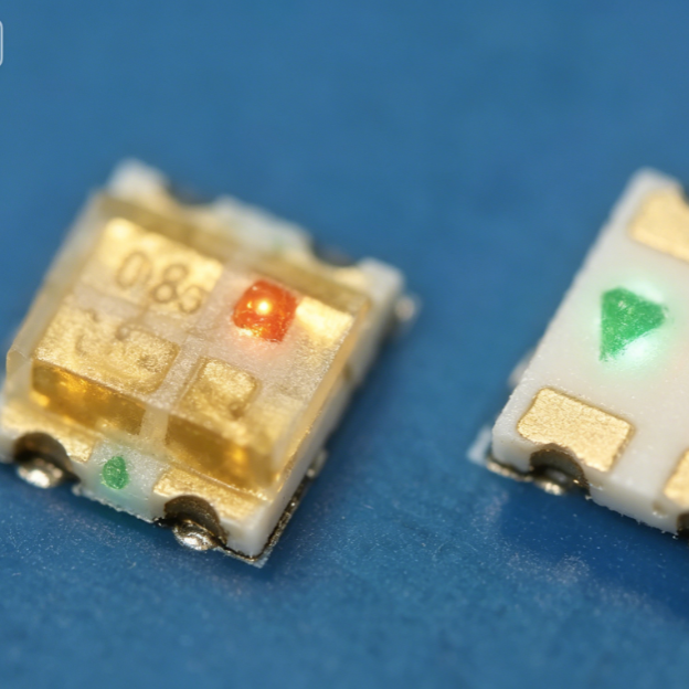 0805 Side View Green Blue Dual Color RGB SMD LED Digital Toy Edge Decor ...