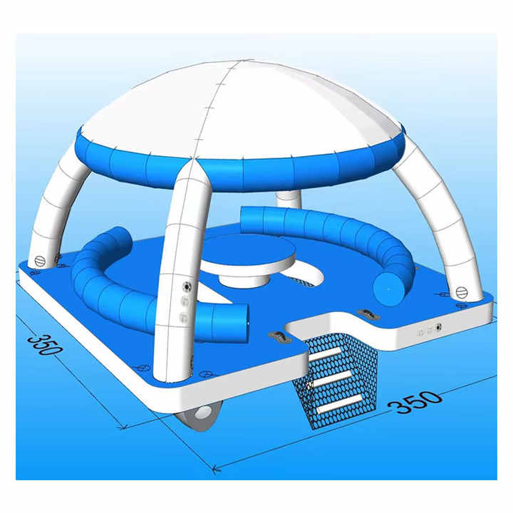 PVC Inflatable Platform Dock - Fun & Eco-Friendly Water Play