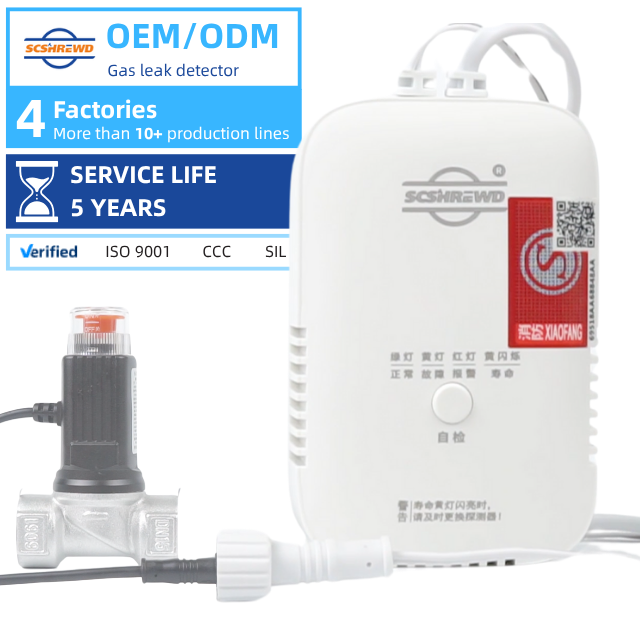 Kitchen Alarm System Kitchen Methane Gas Detector CH4 LPG Gas Sensor ...