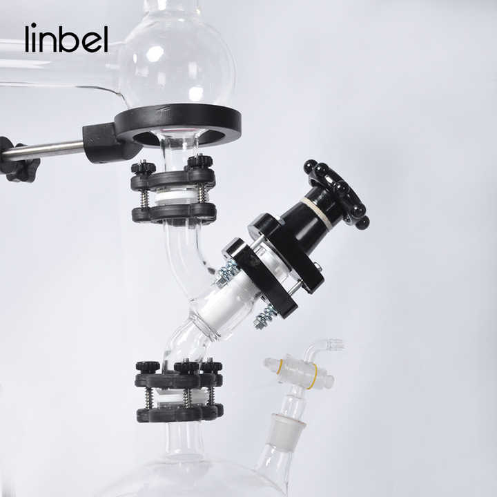 Lab Chemical Bioreactor Jacketed Glass Agitator 5L-200L