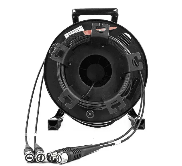 Armored Fiber Optic Cable Reel 2 4 8 12 Strand ODC to LC Connector ...
