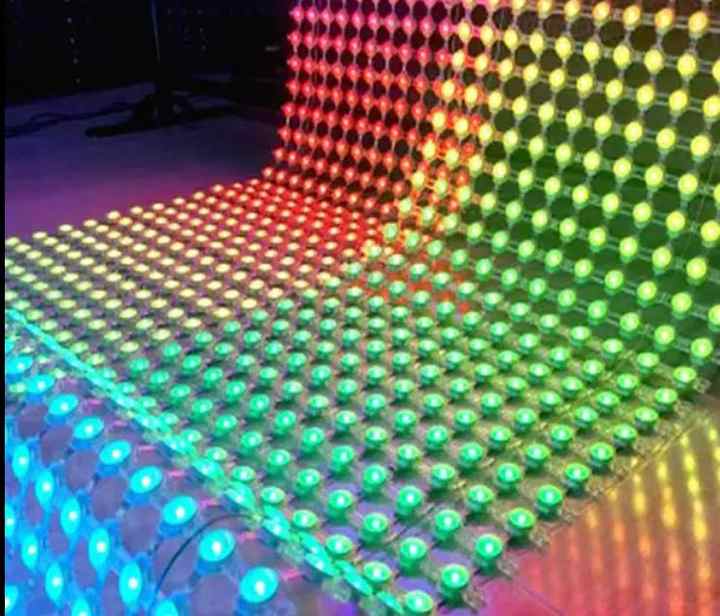 Wholesale Fully Colorful Transparent Outdoor LED Pixel Grid Screen ...