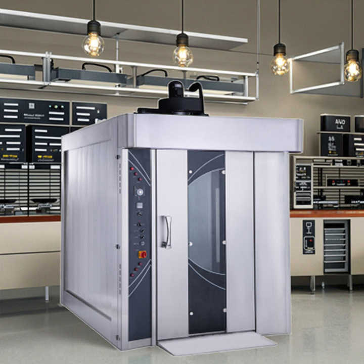 64 Tray Rotary Oven Price Gas Big Rotating Bakery Rotary Rack Oven for ...