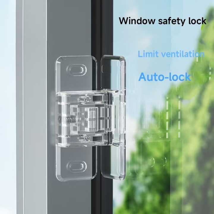 Sliding Window Safety Lock Protects Children's Safety and Fixed Buckle ...