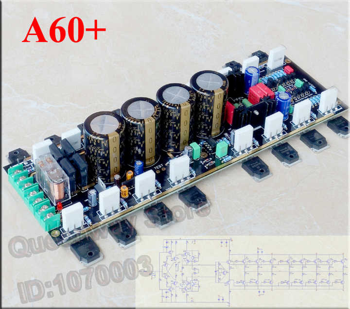 A60 HI-END 500W Class A Audio Power Amplifier with ELNA