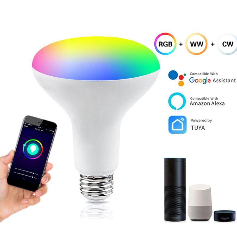 Tuya Bulb Good Effective Rgbwc Color 85-265v Smart E27 Ac120v 9w Wifi ...