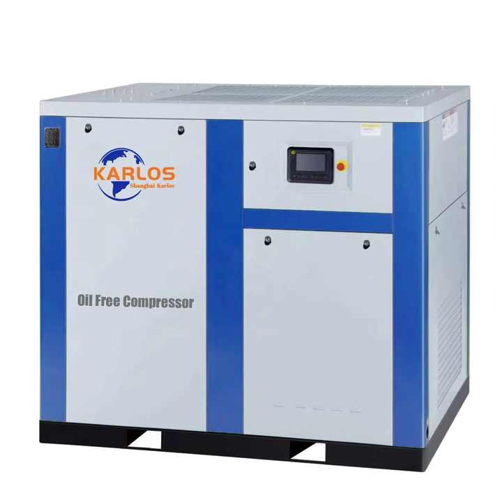 Oil Free Variable Speed Screw Air Compressor 7.5-37kw For Industrial ...