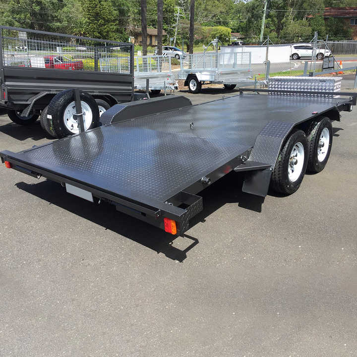 tilt deck car trailer cheap car hauler excavator dump trailer| Alibaba.com