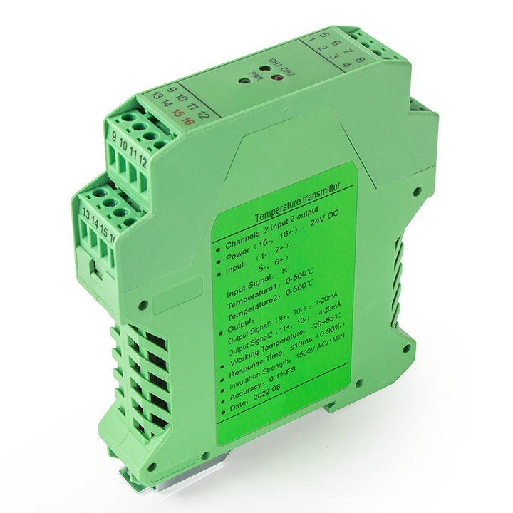 Din Rail Temperature Transmitter Module S E K Type Thermocouple 4-20ma Temperature Sensor - Buy ...