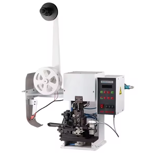 3Q Semi Automatic Wire Peeling Terminal Crimping Machine Cable Flaying ...