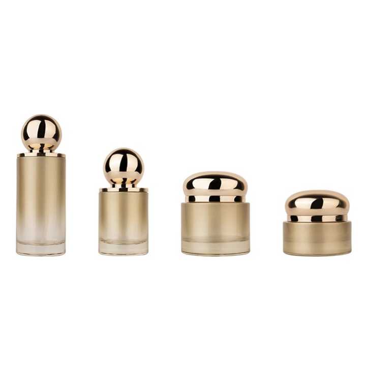 Wholesale Luxury Skin Care Container Cream Jar Lotion Pump Bottle Thick ...