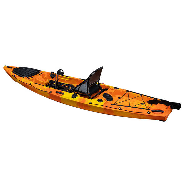 KUER 12ft Flipper Pedal Drive Kayak - Perfect for Fishing