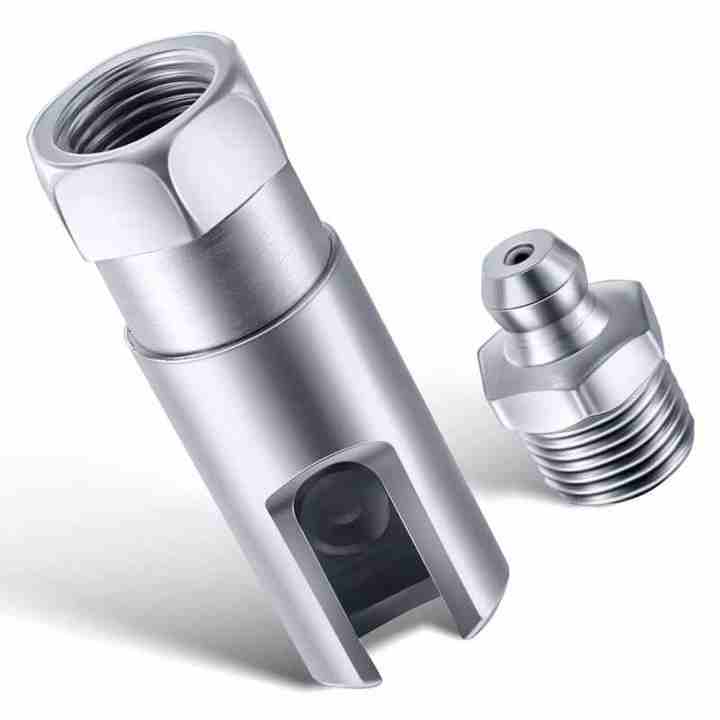 Grease Gun Grease Nipple - 90 Degree Push-in Connector