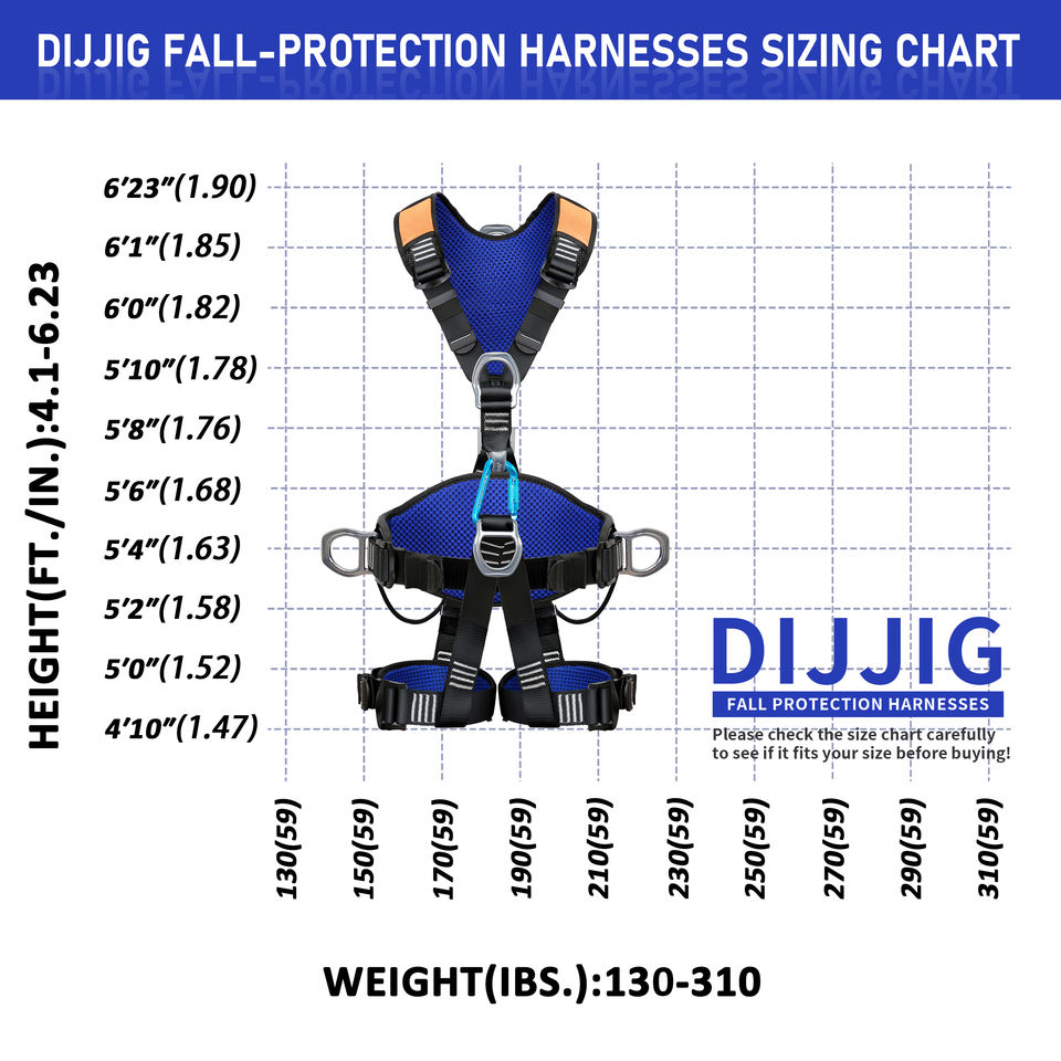 Anti-fall 5-point protection Seat Belt Term Tower Mountaineering Rock ...