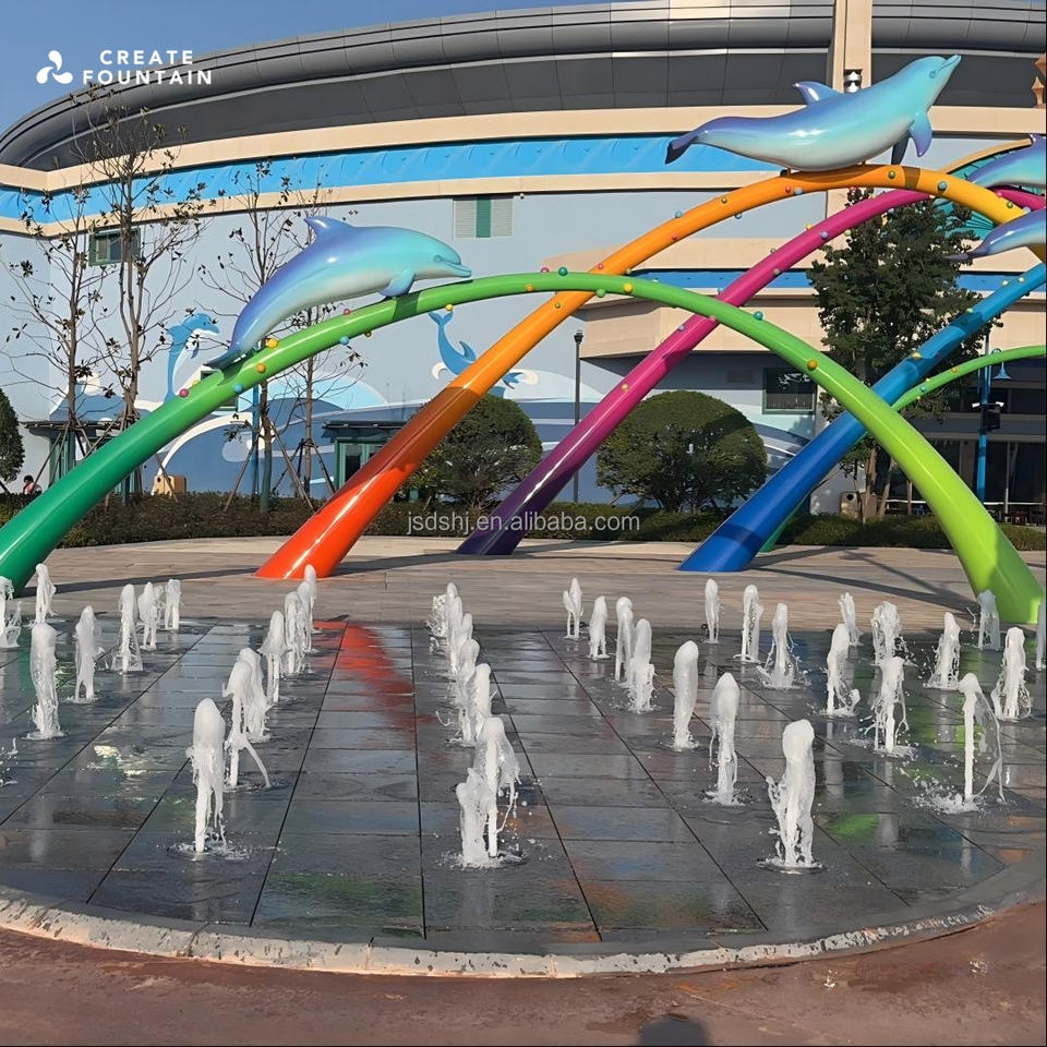 Dry Deck Lake Fountain Outdoor Garden Fountain Large Outside Dancing ...
