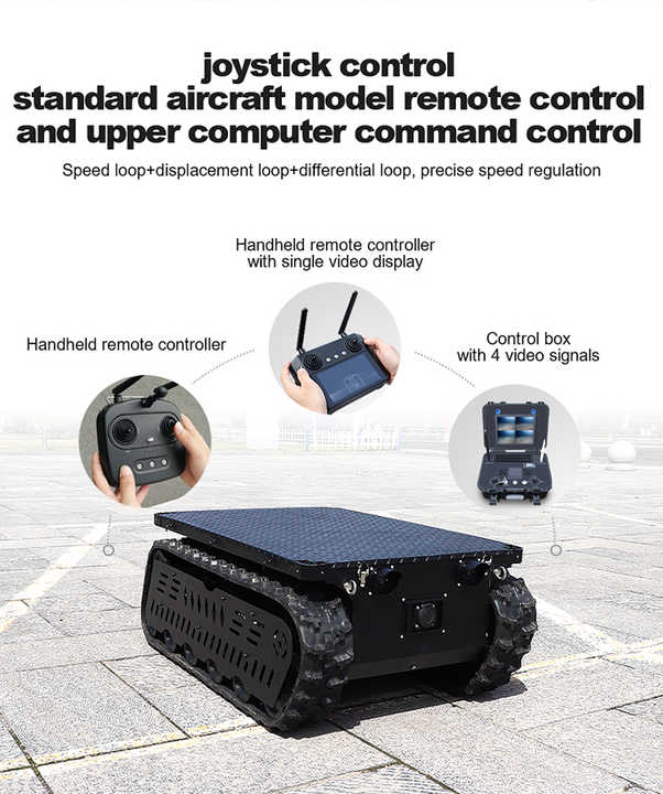 300kg Payload Crawler Remote Cargo Trolley - AVATAR Robot