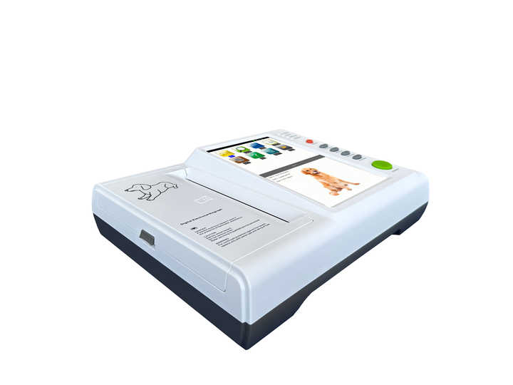 Portable 12-Lead 12-Channel Veterinary ECG/EKG Machine: Handheld ...
