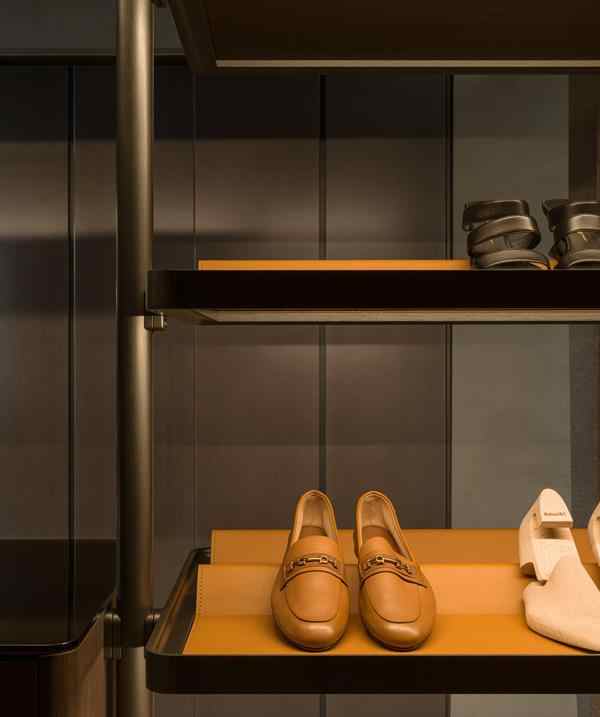 Modern Open Walk in Closet Organizer Closet Storage Built in Wardrobe ...