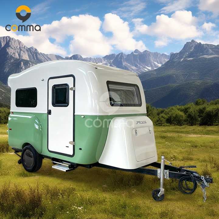 Lightweight Teardrop Camper Trailer for 2-4 People, OEM