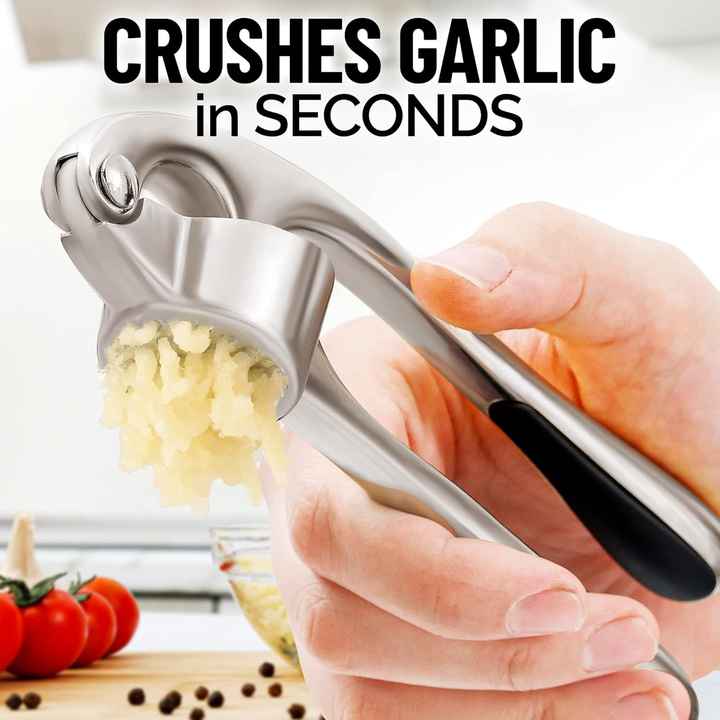 Premium Professional Garlic Press Set - Easy to Use