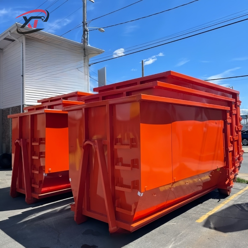 XINTUO XS-126 20 Yards Hook Lift Trailer Body Waste Collection ...