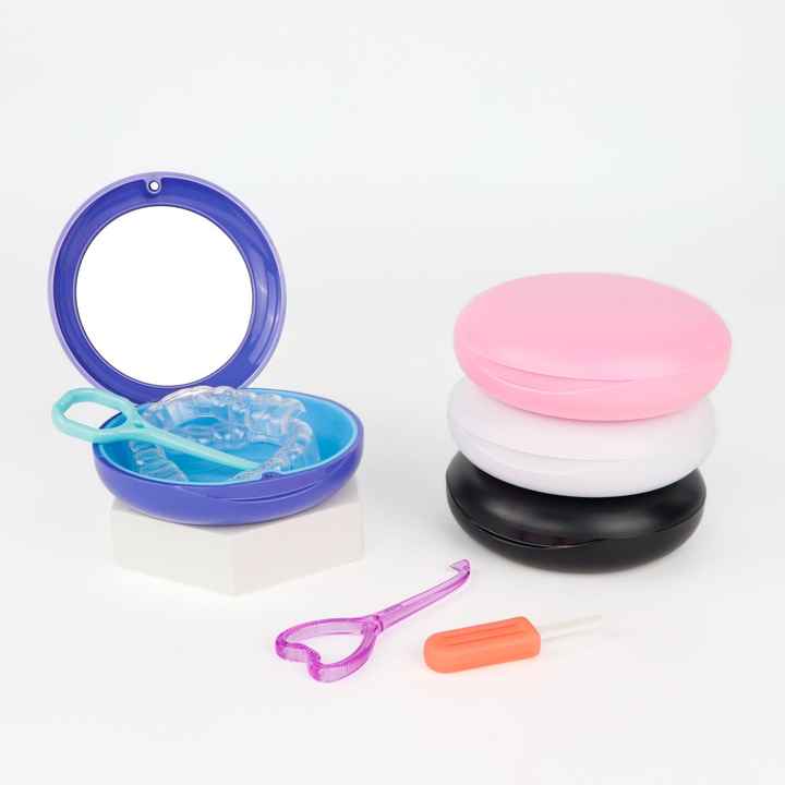 Orthodontic Dental Retainer Box - Portable & Secure