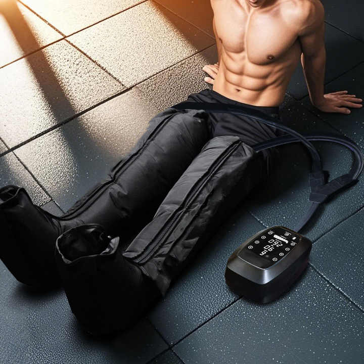 Zoshine Leg Massager Heat and Compression Sequential Compression Boots ...