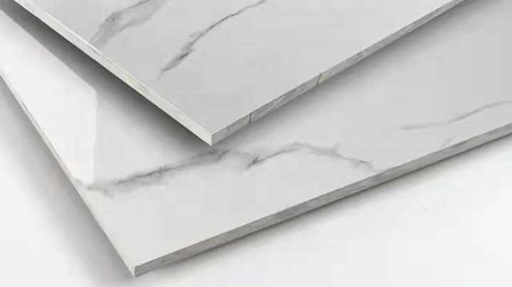 White Marble Look Granite Texture Glazed Porcelain Floor Tile - Modern ...