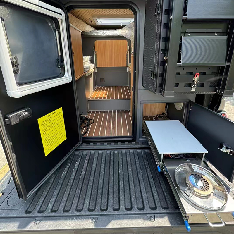 QC RV Factory Flat Tray Campers Lightweight F 150 Truck Camper for ...