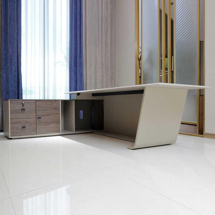 Modern Office Furniture - Luxury Boss Office Table Design