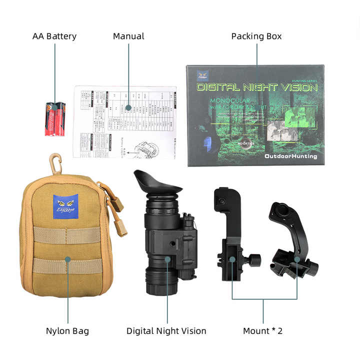 Tactical Equipment - PVS-14 Night Vision Scope & Accessories
