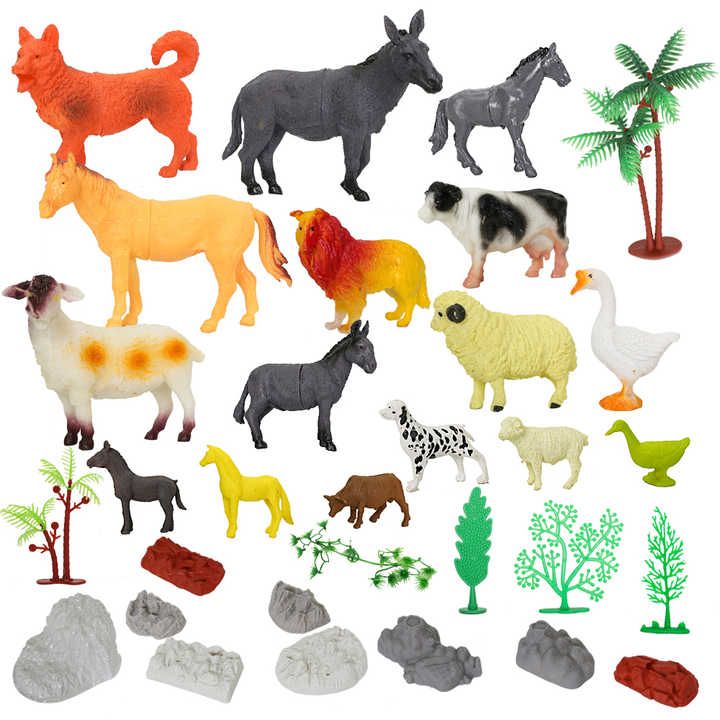 Jumbo Playset Farm Animals From Large Animal Figures Toy , 57% OFF