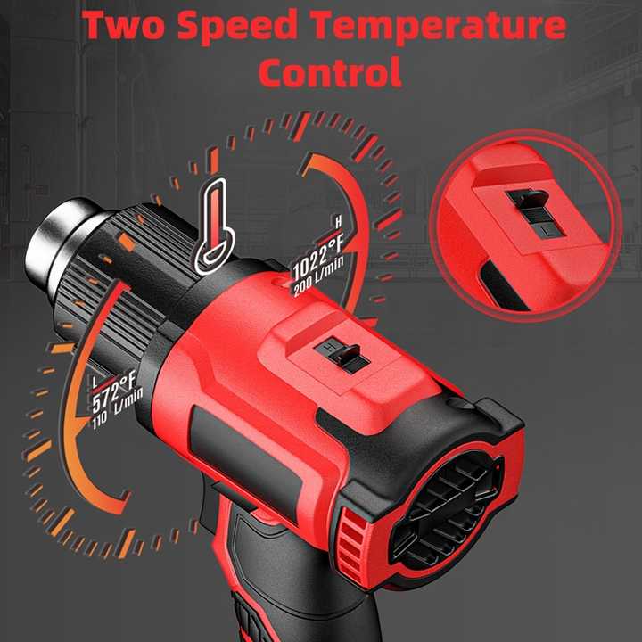 High-Power Rechargeable Lithium Electric Wind Gun Temperature Control ...
