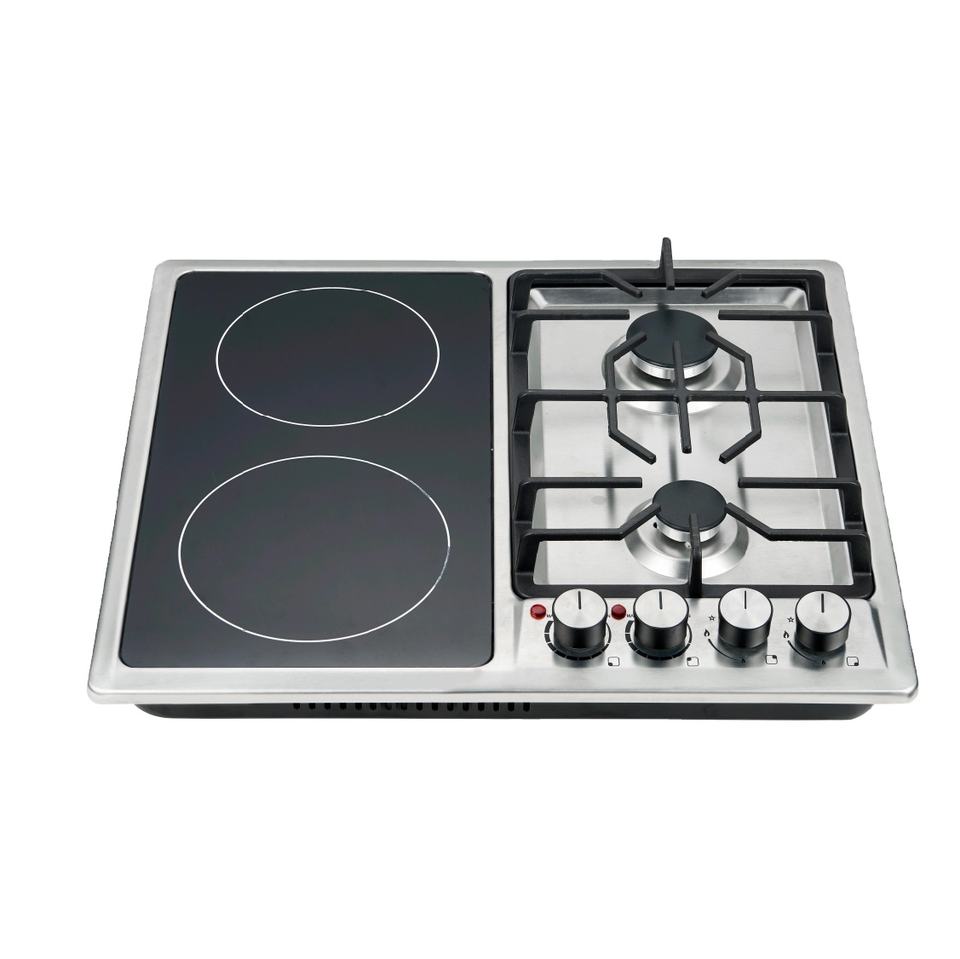 Auto Ignition 4-Burner Gas & Ceramic Stove Universal Kitchen Hob ...