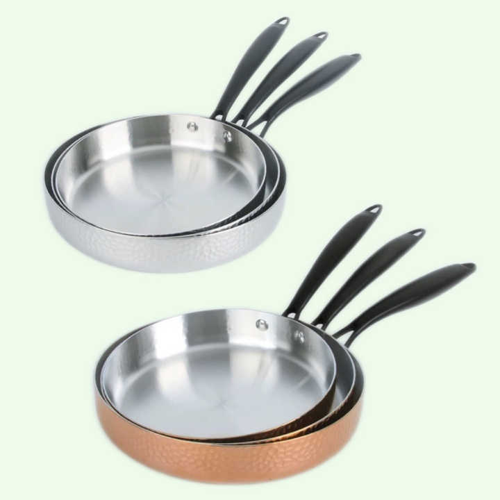 Stainless Steel f Three Layer Steel Gold and Silver Hammer Point ...