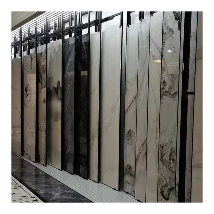 Metal Sliding Promotional Exhibition Rack - Mosaic Tile Display