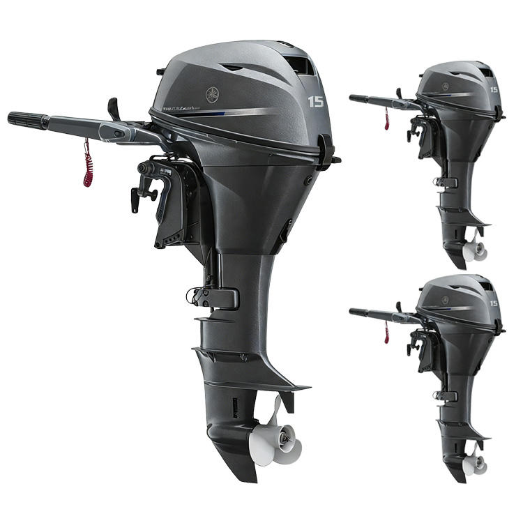 2-Cylinder 15HP Outboard Motor, 7.3kW 5500RPM, Lightweight Only 45-48kg ...
