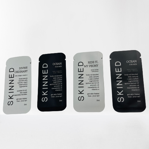 Customizable Lotion Shampoo Skincare Sample Sachets