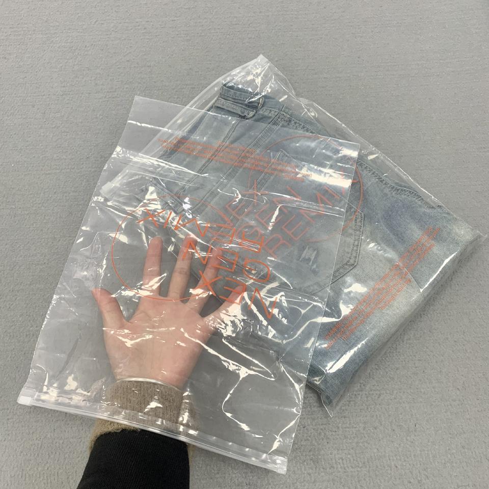 Recycled Transparent See Through Custom Logo Packaging Plastic ...