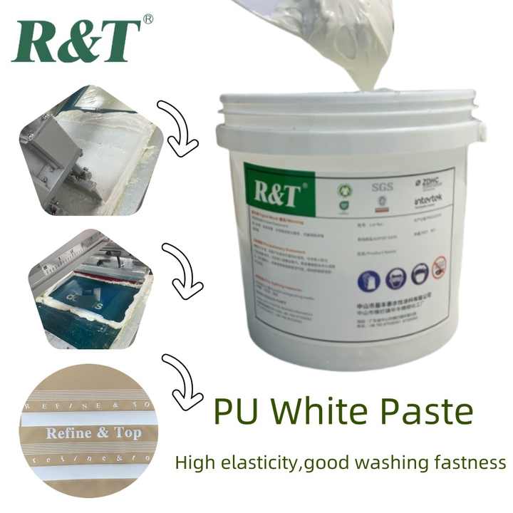 Eco-Friendly Water-Based White Rubber Paste Ink for Screen Printing for ...
