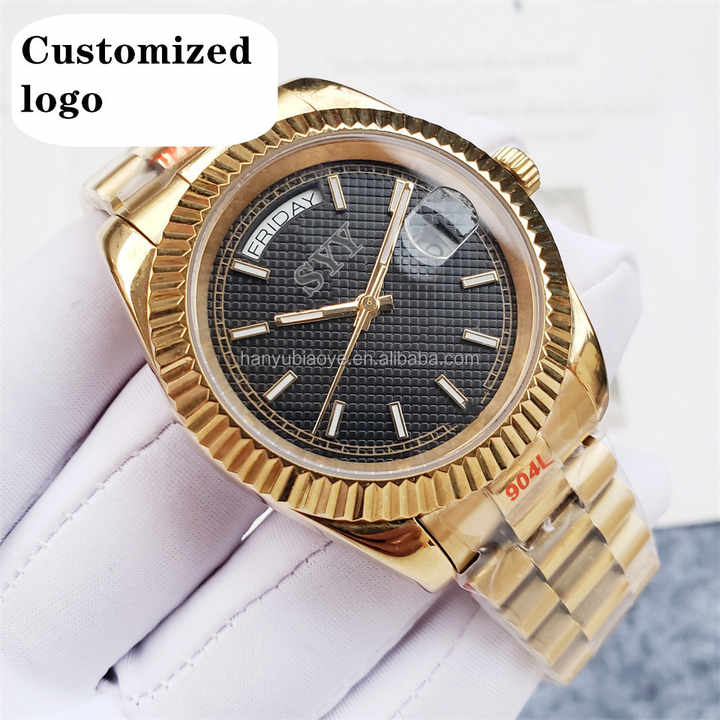 Professional Men's Business Style Automatic Gold-Plated Premium Dial ...
