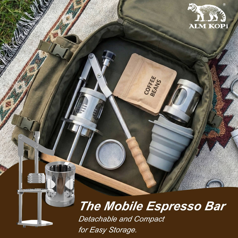 ALM Kopi WS Wholesale Portable Outdoor Micro Manual Lever Espresso ...
