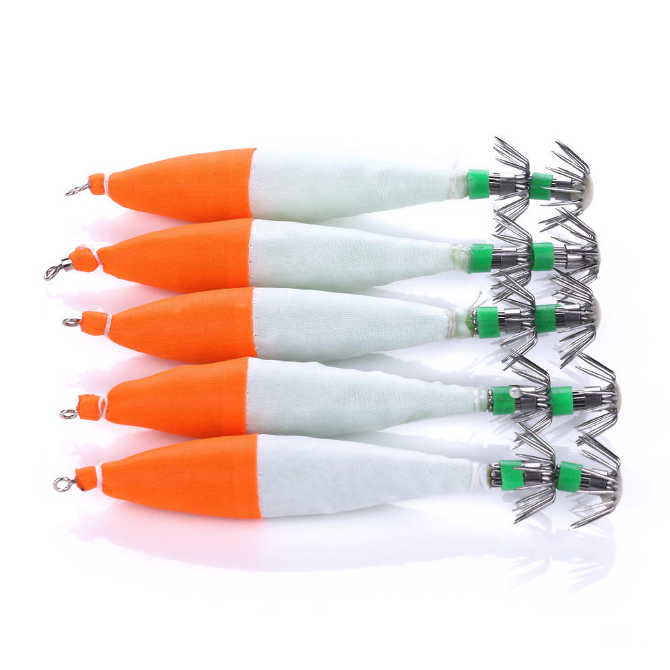 Plastic Luminous Squid Hook & Needle Bait Deep Sea Squid Fishing Lure ...
