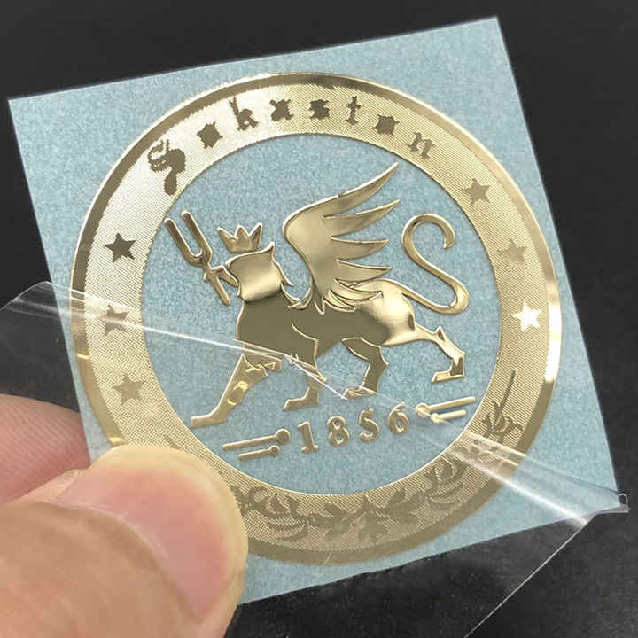 Custom Design Metal Stickers Waterproof Metal Stickers Metal Logo ...